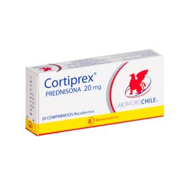Cortiprex - 20mg Prednisona - 20 Comprimidos Recubiertos