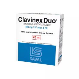 Clavinex Duo - 70ml Polvo para Suspensión Oral