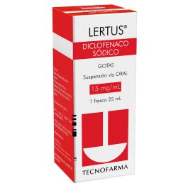 Lertus - 15mg/ml Diclofenaco Sódico - 25ml Gotas