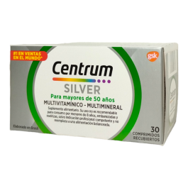 Centrum Silver - Multivitamínico - 30 Comprimidos Recubiertos