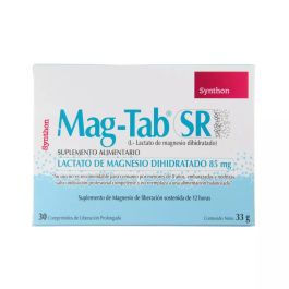 Mag-Tab SR 835Mg 30 Comprimidos de Liberación Prolongada