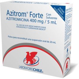 Azitrom Forte - 400mg/5ml Azitromicina 20ml Polvo Solución Oral