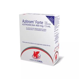 Azitrom Forte - 400mg/5ml Azitromicina 30ml Polvo Solución Oral