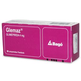 Glemaz - 4mg Glimepirida - 30 Comprimidos Trirranurados