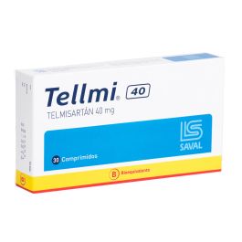 Tellmi 40 Telmisartán 40mg 30 Comprimidos
