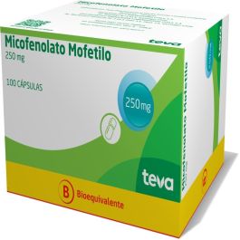 Micofenolato Mofetilo 250mg 100 Cápsulas