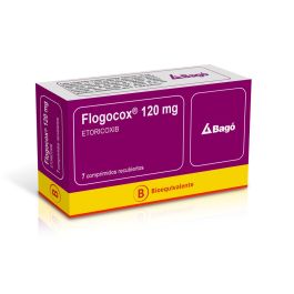 Flogocox - 120mg Etoricoxib - 7 Comprimidos Recubiertos