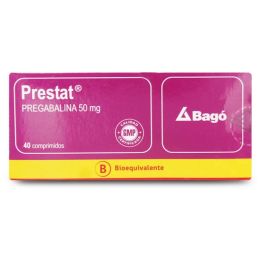 Prestat - 50mg Pregabalina - 40 Comprimidos
