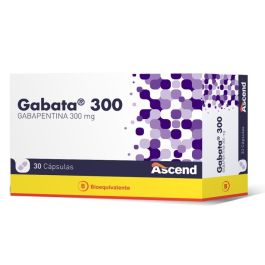 Gabata 300 - 300mg Gabapentina - 30 Cápsulas