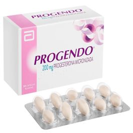 Progendo - Progesterona Micronizada 200mg | Novasalud