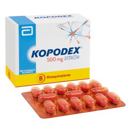 Kopodex Levetiracetam 500mg - 60 Comp. Recubiertos| Novasalud