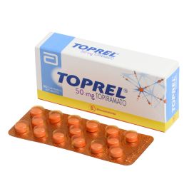 Toprel Topiramato 50mg 30 Comprimidos Recubiertos
