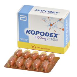Kopodex - 1000mg Levetiracetam - 30 Comprimidos Recubiertos