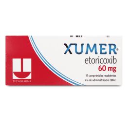 Xumer - 60mg Etoricoxib - 14 Comprimidos Recubiertos